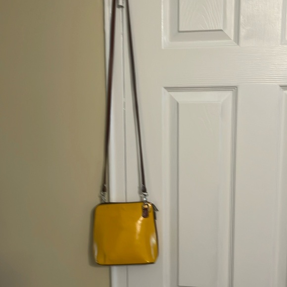 Vera Pelle | Bags | Vera Pelle Made In Italy Yellow Pocketbook Some ...